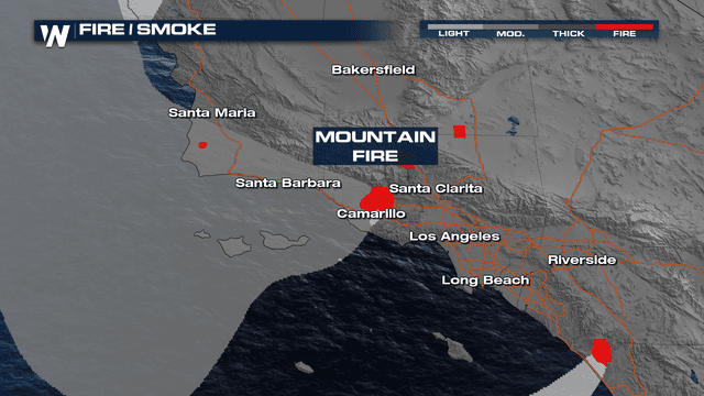 Mountain Fire Continues to Burn in Ventura County, CA - WeatherNation