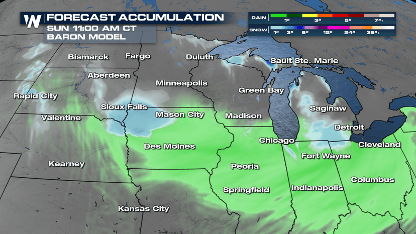 Midwest Clipper Brings Light Snow, Gusty Winds - WeatherNation